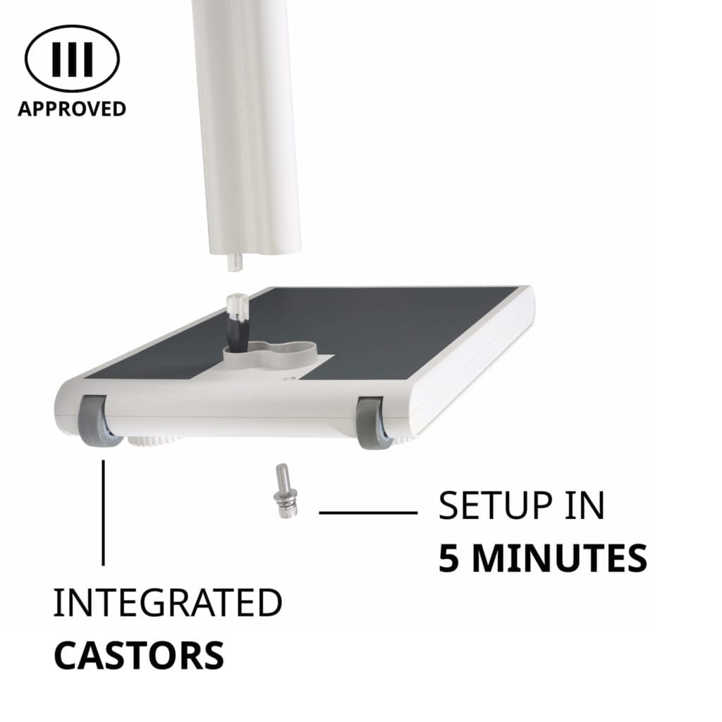 Approved electronic column weighing scale | ADE M320000-01 - ADE Germany