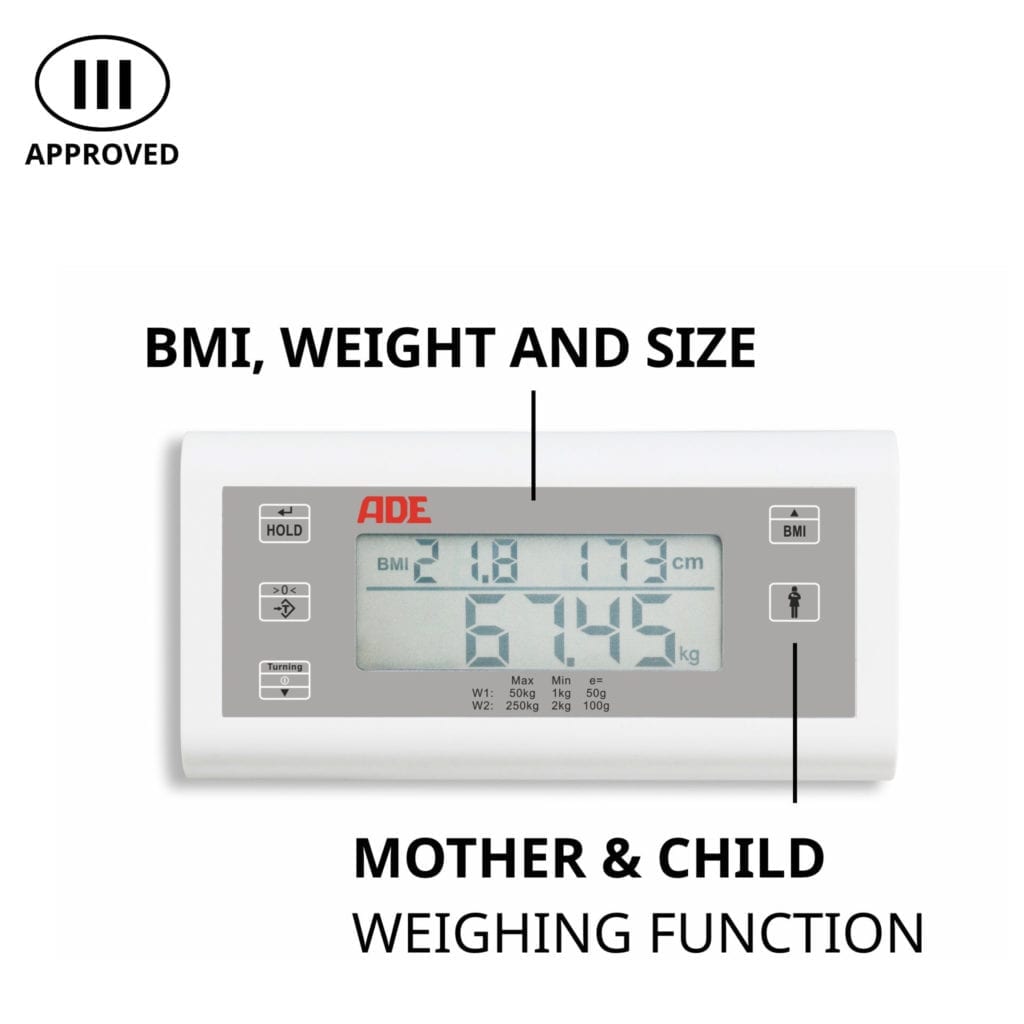 Approved electronic column weighing scale | ADE M320000-01 - ADE Germany