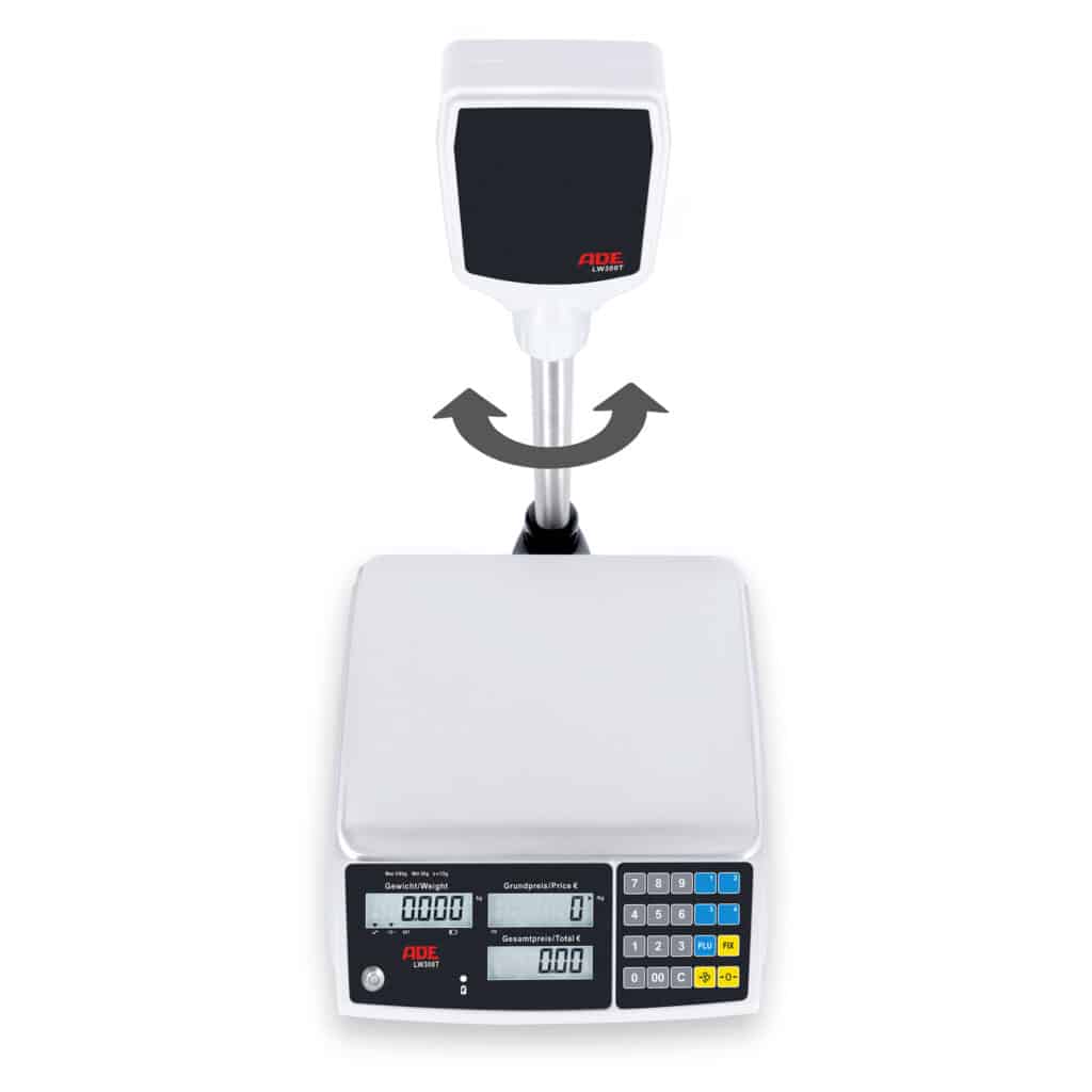 Approved Dual-Range Retail Scale | ADE LW300T Series - ADE Germany