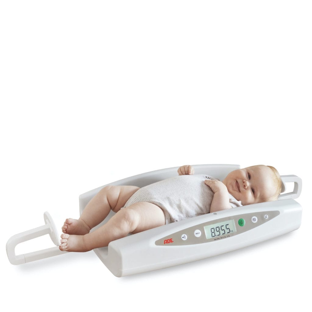 Baby weighing scale with digital length measuring | ADE M118600-01 ...