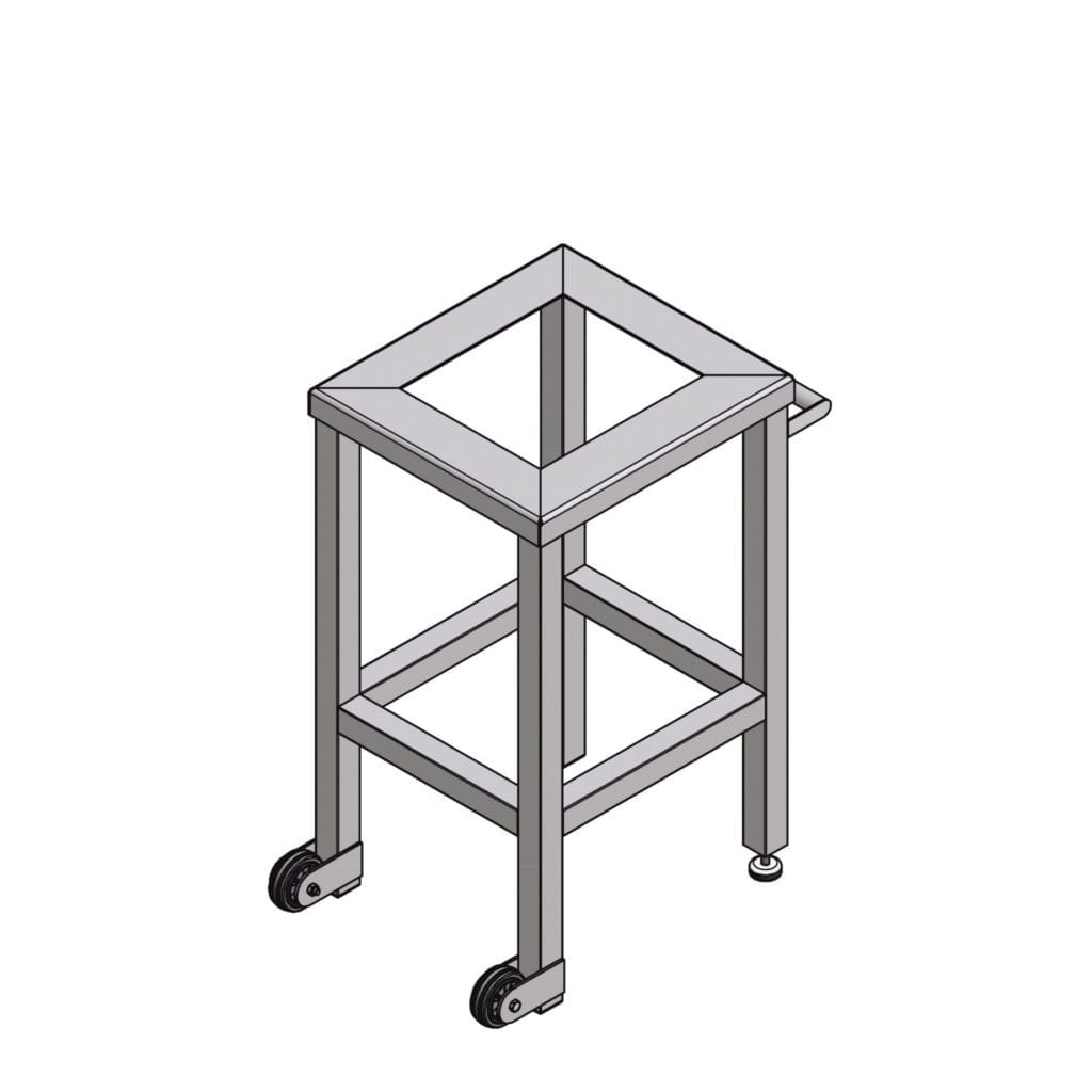 Nirosta Mobile Underframe | ADE Meat and Bonde Band Saw - ADE Germany